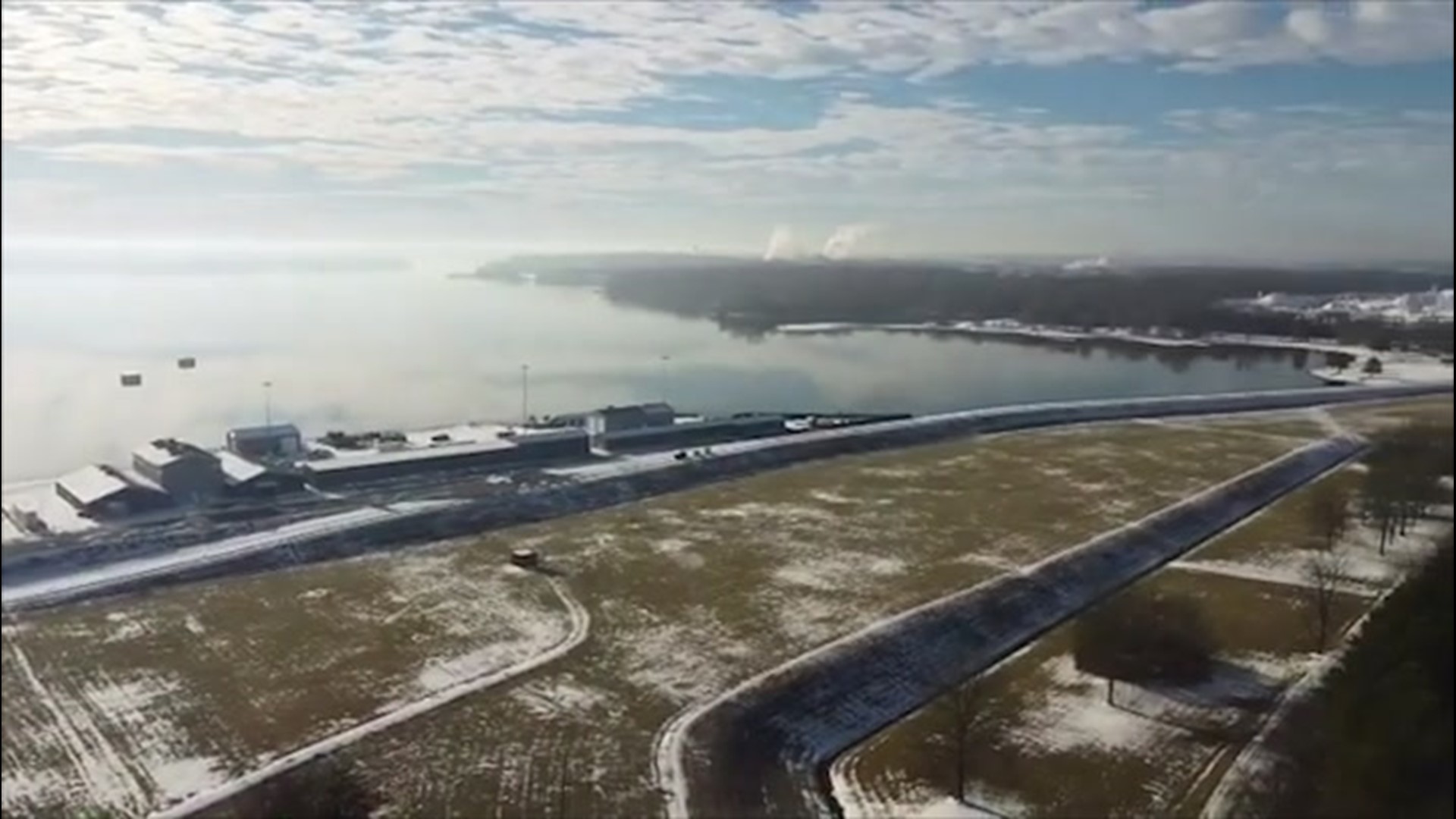 Beautiful day over the Old Hickory Lock and Dam | kagstv.com