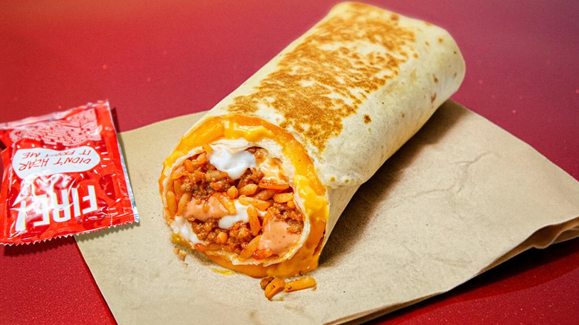 Taco Bell launches spicy Volcano Quesarito nationwide | kagstv.com