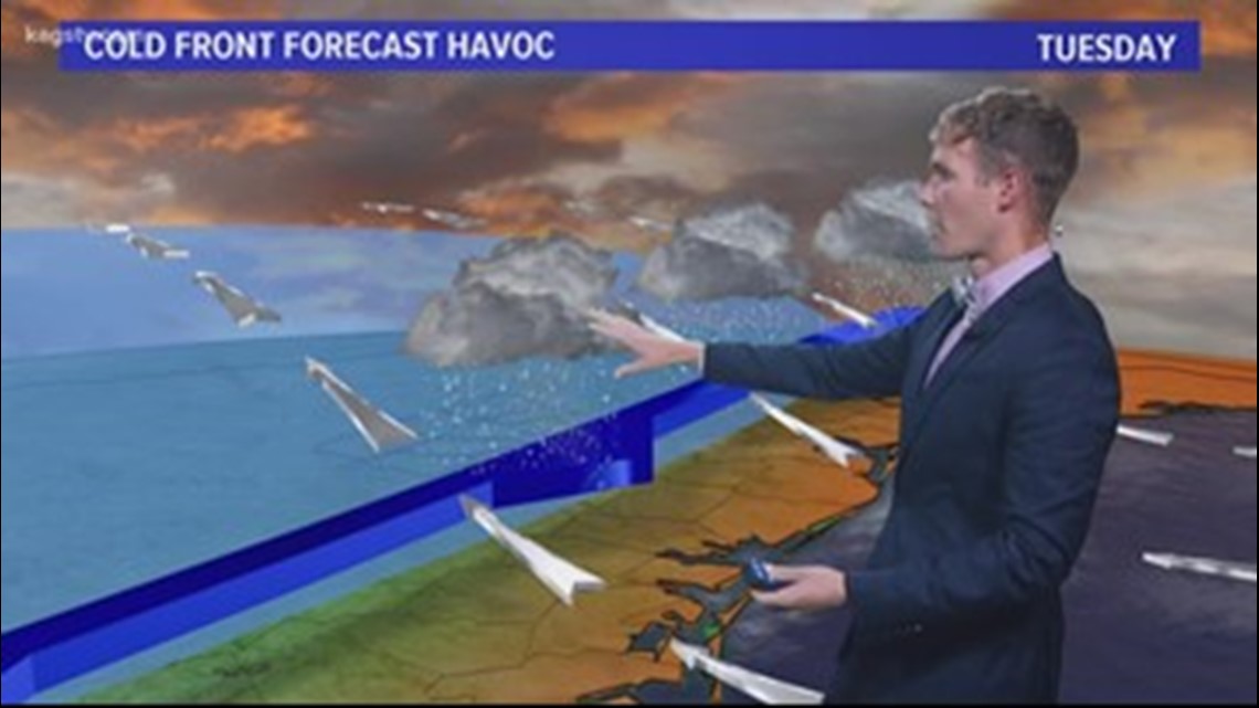 Tricky Tuesday forecast with very chilly temperatures on the way ...