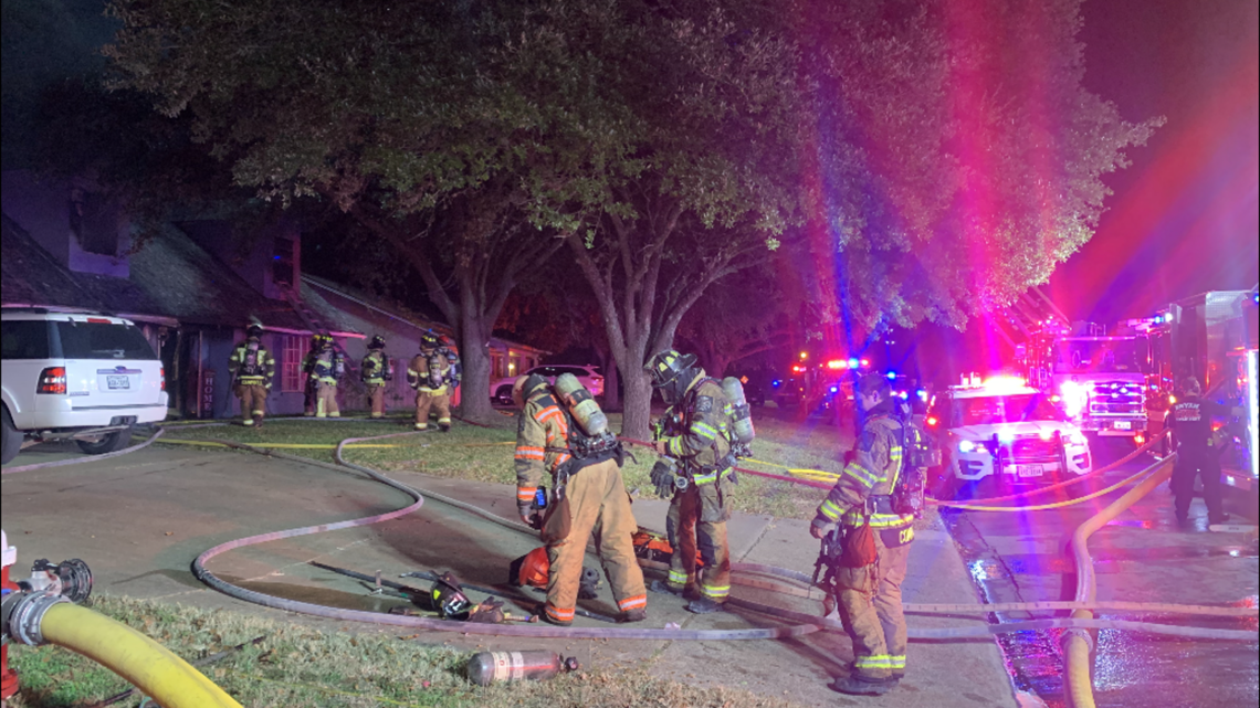 Bryan fire crews battle blaze near Tanglewood Park | kagstv.com