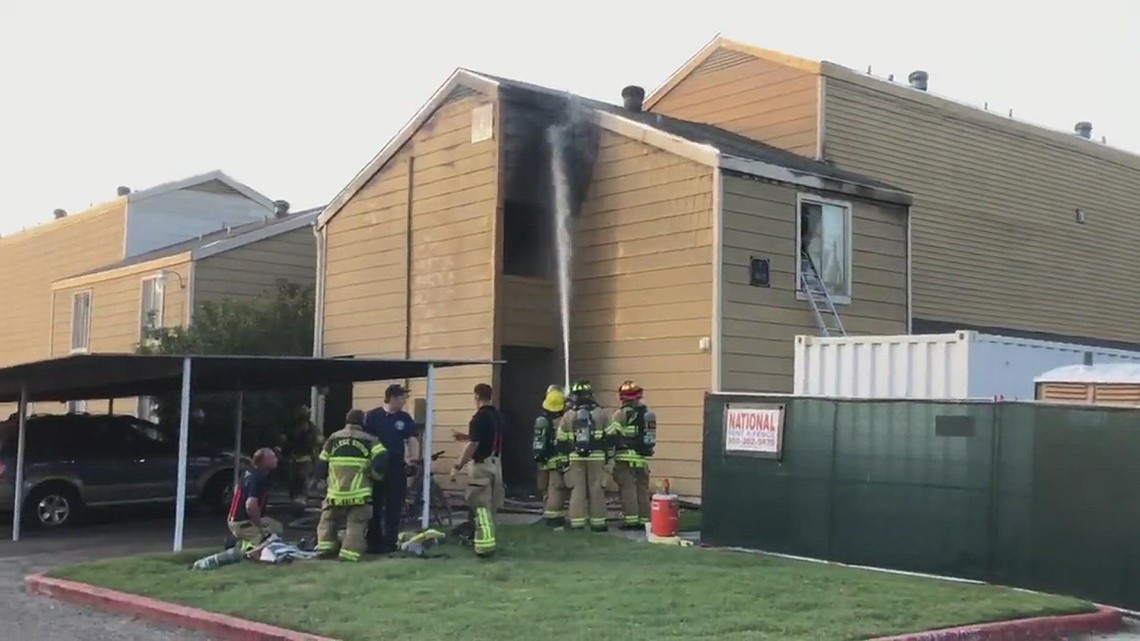 Fire crews responding to active fire at Bryan apartment complex ...