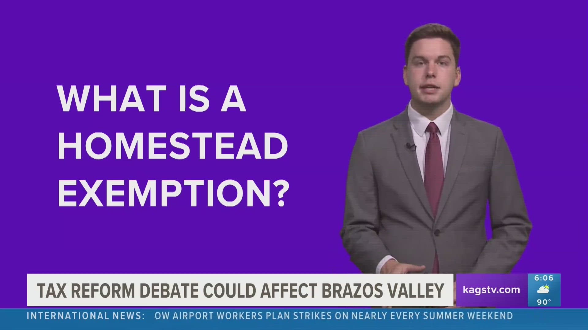 Texas Homestead Exemptions and the Debate over Tax Reform | kagstv.com