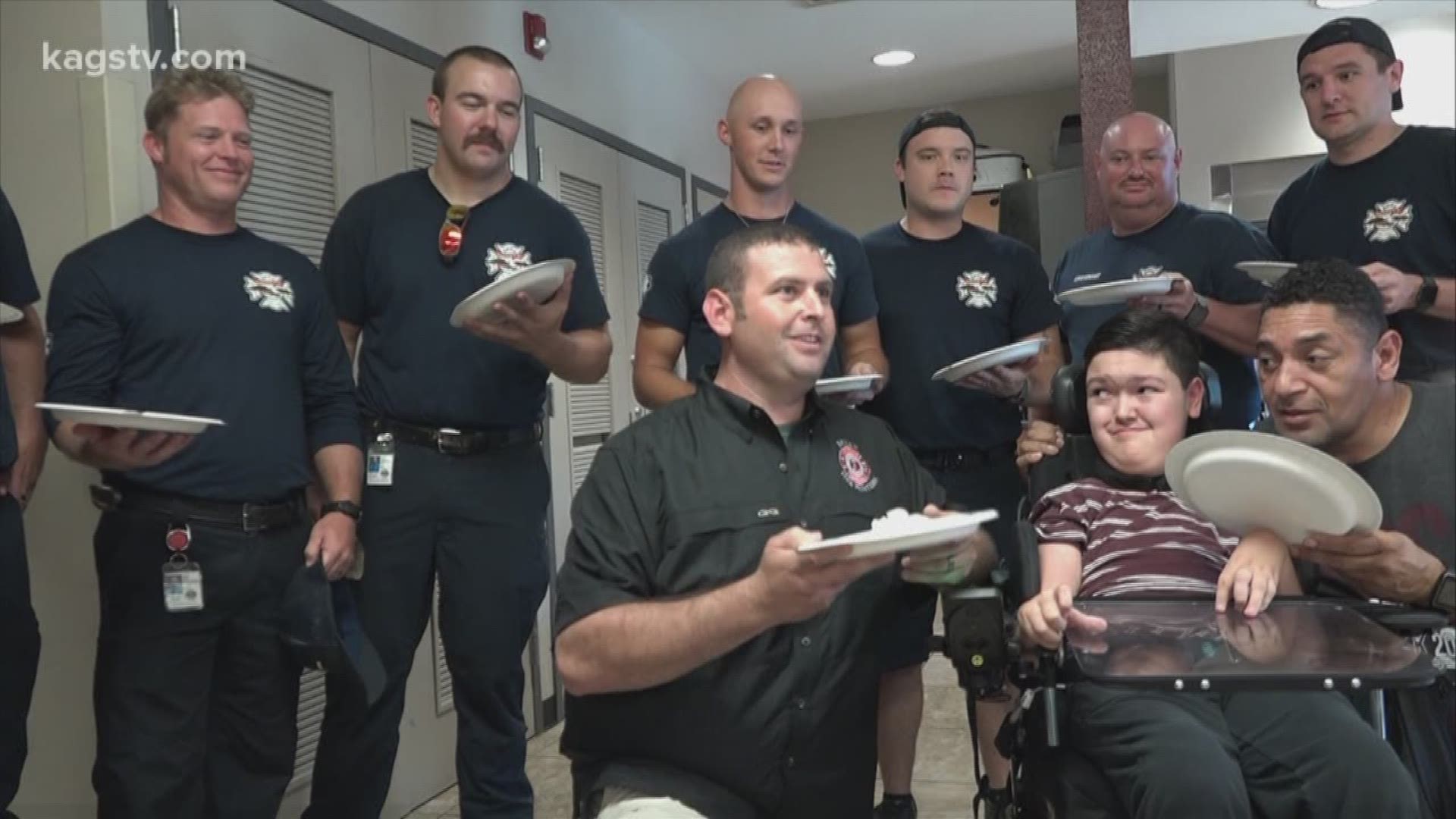 Teen teams up with Bryan FD to spread awareness about Muscular ...