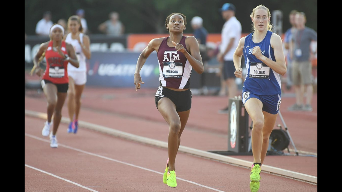 Aggies runner Sammy Watson claims USATF 800 meter title | kagstv.com