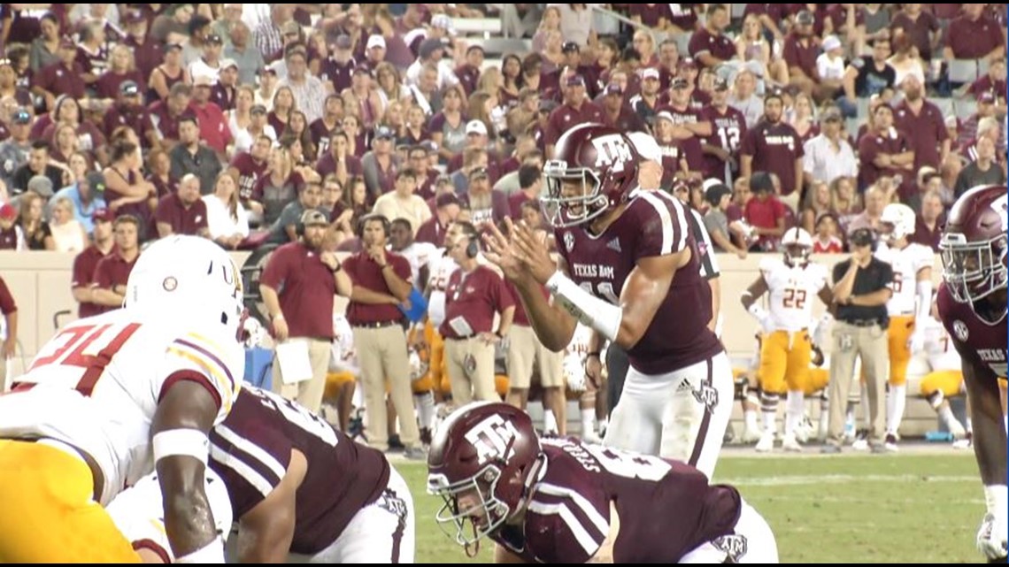 22nd ranked Aggies excited for challenge of facing #1 Alabama | kagstv.com
