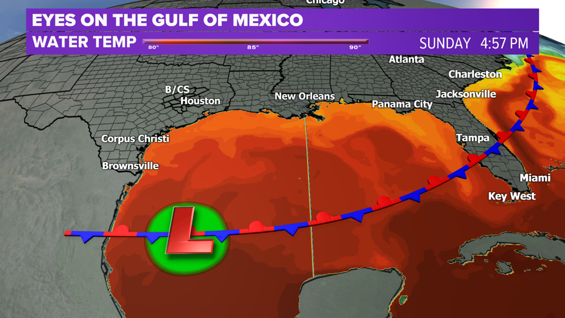 Second, stronger cold front moves in late-week. Plus, tropical tr ...