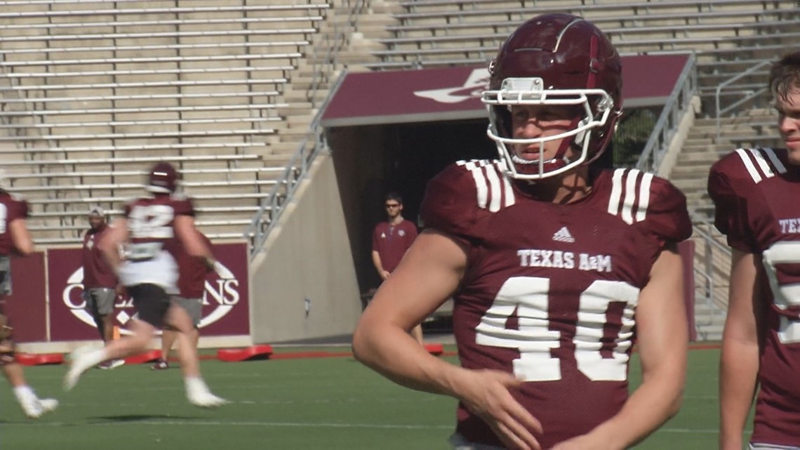 Texas A&M Football’s Connor Choate Named the 12th Man | kagstv.com