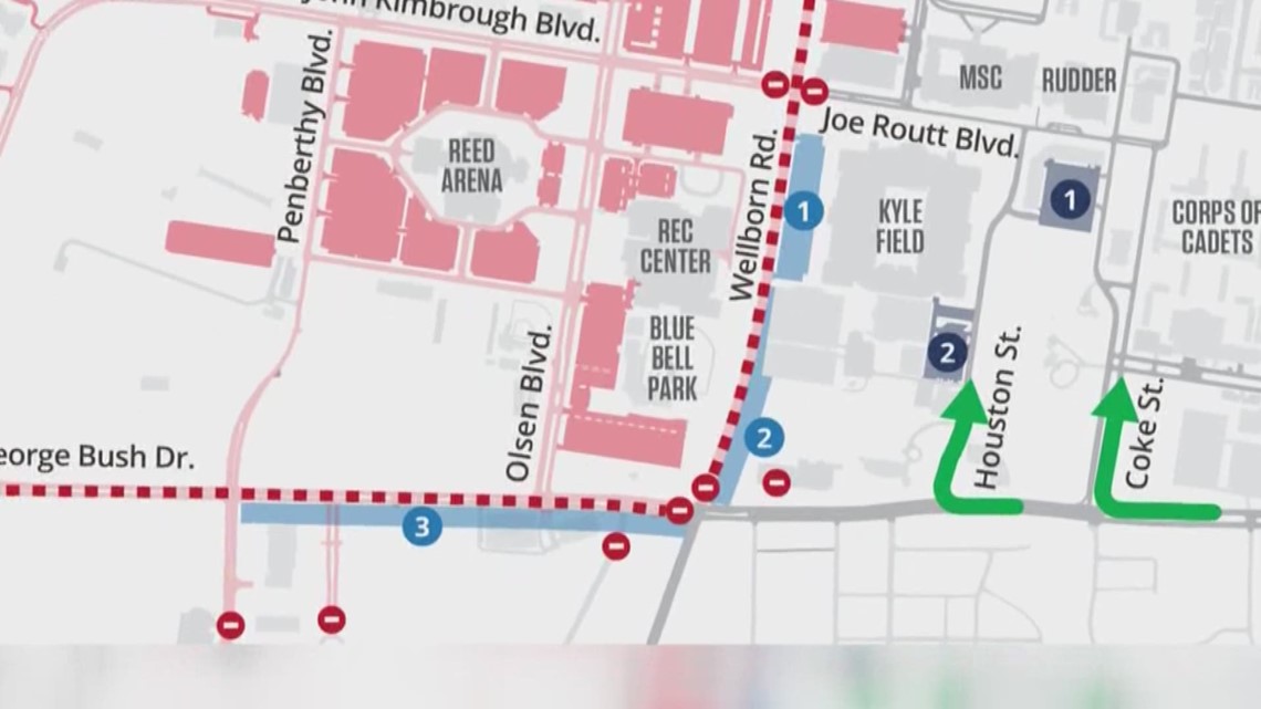 Road closures for the George H.W. Bush ceremony | kagstv.com