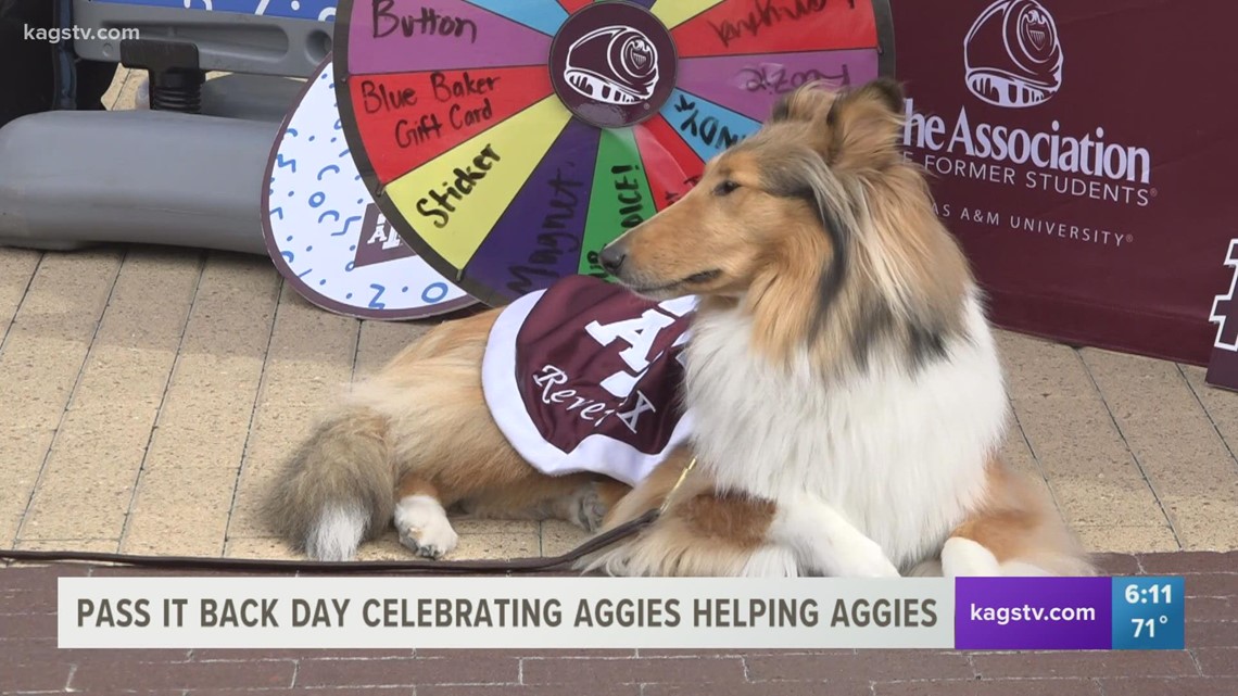 'Aggies helping Aggies': Pass It Back Day at Texas A&M | kagstv.com
