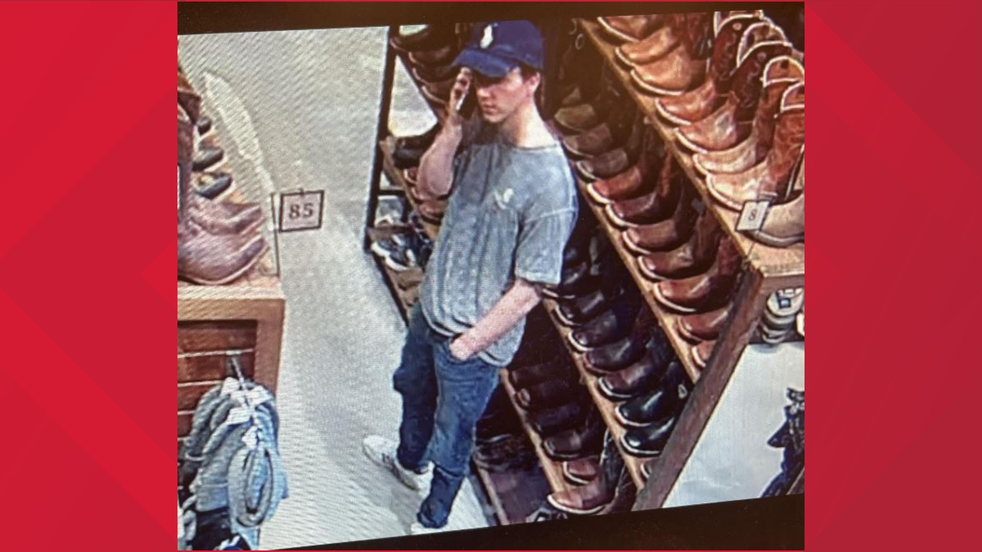 CSPD look to identify man involved in Boot Barn theft | kagstv.com