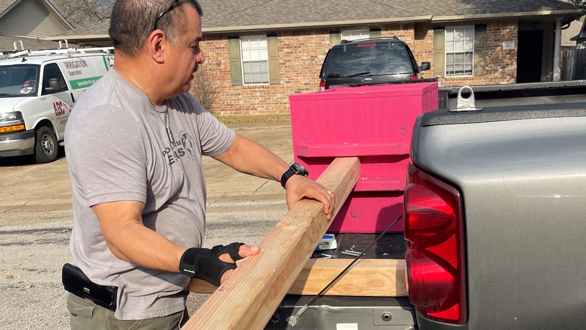 Local woman helps her community with blessings box in Bryan | kagstv.com