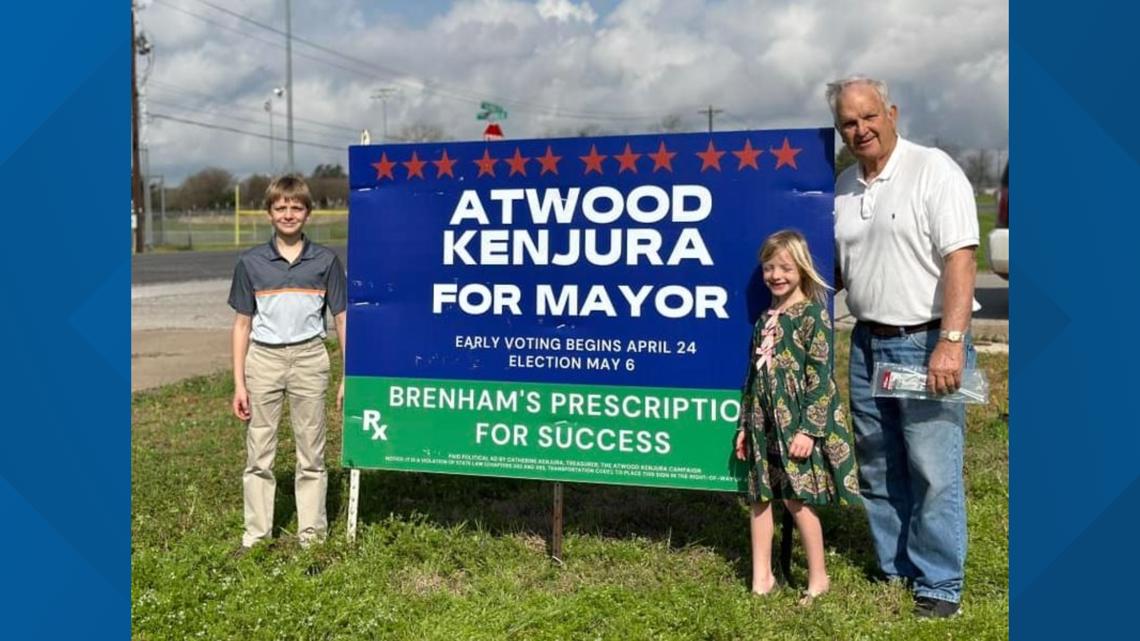Brenham Mayor Candidate Atwood Kenjura hopes to win election | kagstv.com