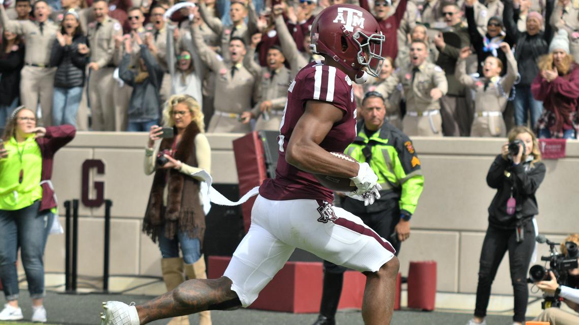 TAMU Wide Receiver Chase Lane enters transfer portal | kagstv.com