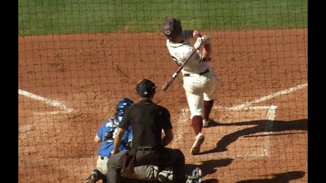 Targac hits for the cycle as A&M obliterates Kentucky in series finale ...