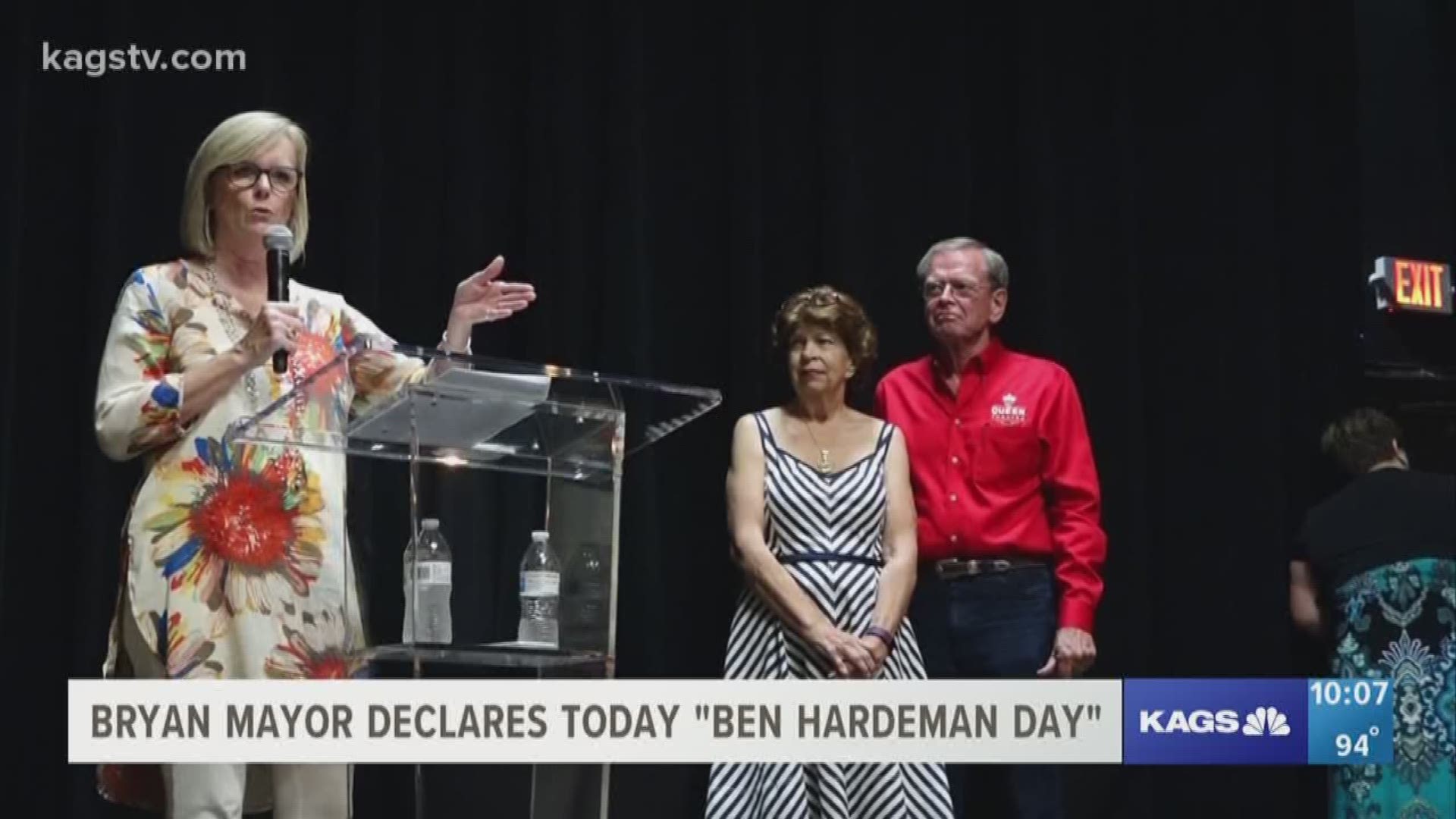 City of Bryan recognizes "Ben Hardeman Day" | kagstv.com