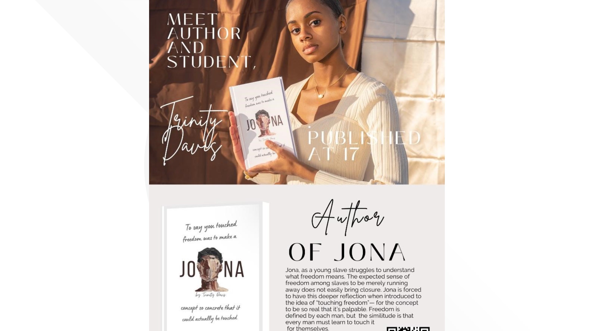 Who is Joana author Trinity Davis? | kagstv.com