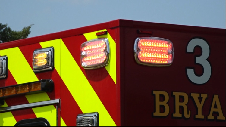 Bryan Fire Department fighting house fire on Cassib Street | kagstv.com