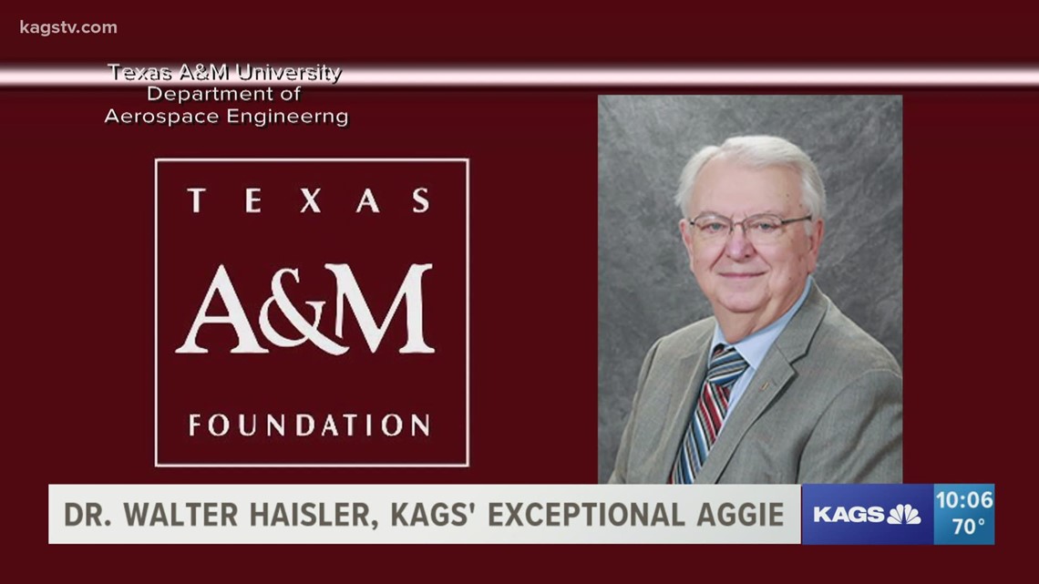 Dr. Walter Haisler earns KAGS' Exceptional Aggie recognition | kagstv.com