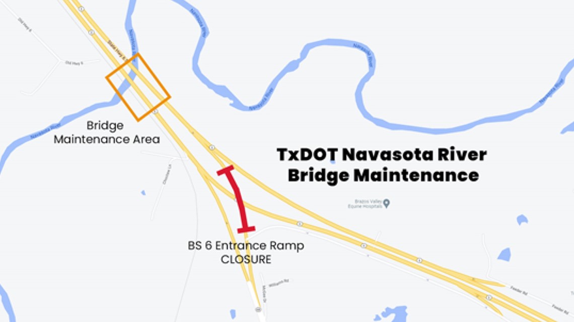 When is the Navasota bridge maintenance going to be finished? | kagstv.com