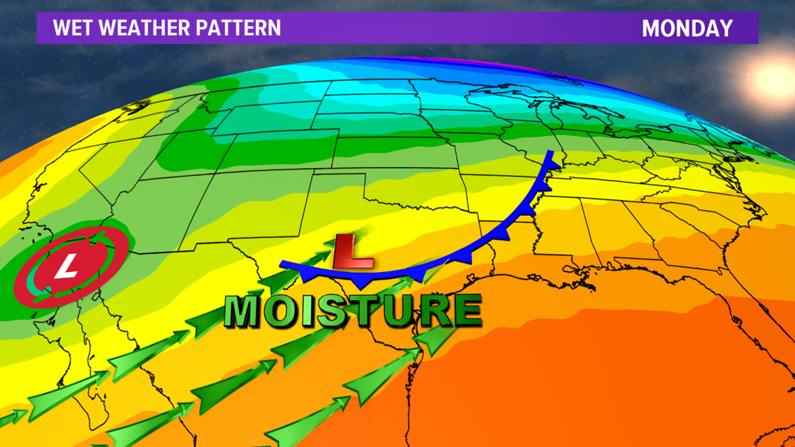 Cloudy, wet & cool weather pattern this week | kagstv.com
