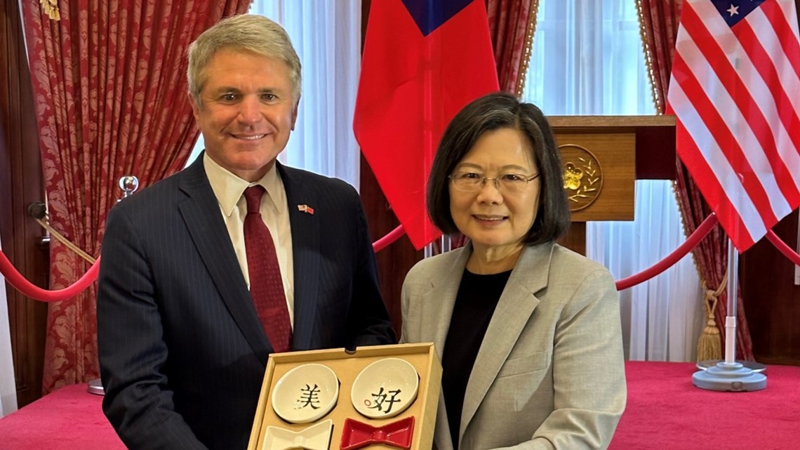 Congressman McCaul faces Chinese intimidation in Taiwan trip | kagstv.com