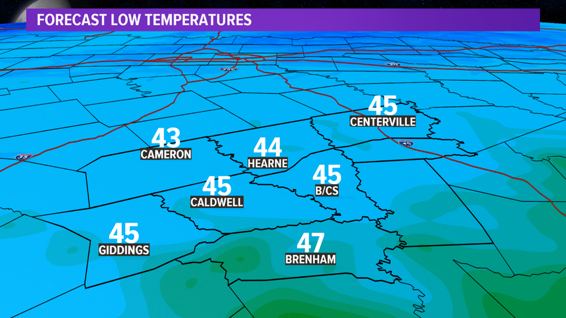 Strong cold front knocks temps into the 20s but a big warming tre ...