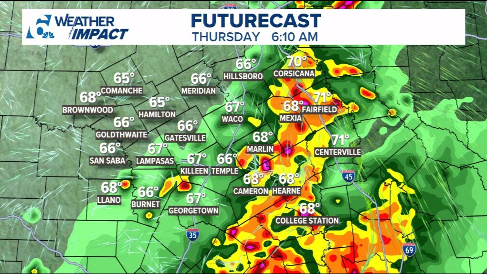 Flood Watch issued for Central Texas with heavy rainfall expected ...