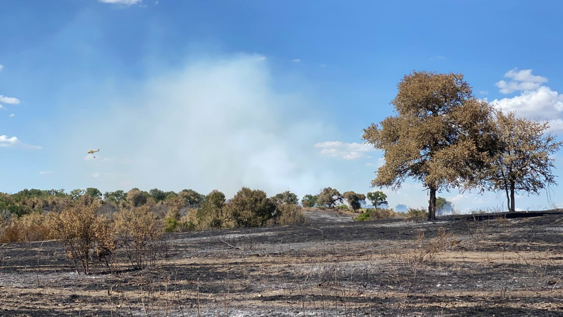 Three large wildfires around Central Texas nearly 100% contained ...