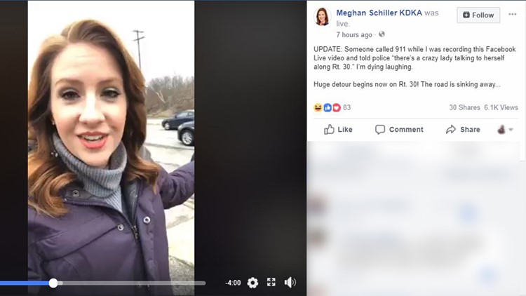 Police call for a 'crazy person' talking to self was reporter on ...