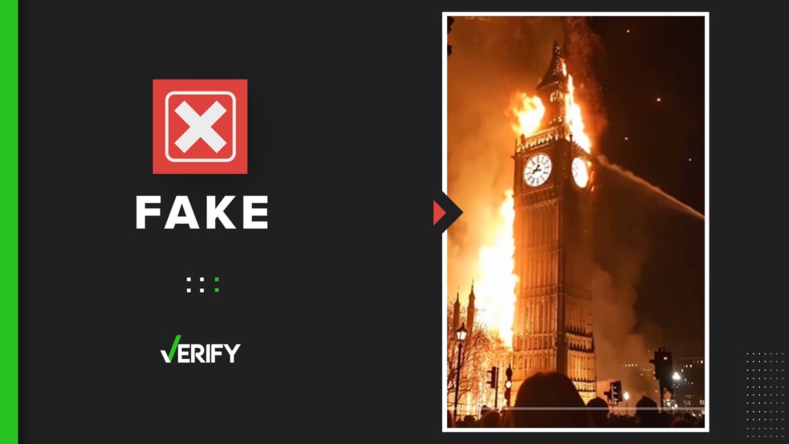 Viral Big Ben fire video is fake | kagstv.com
