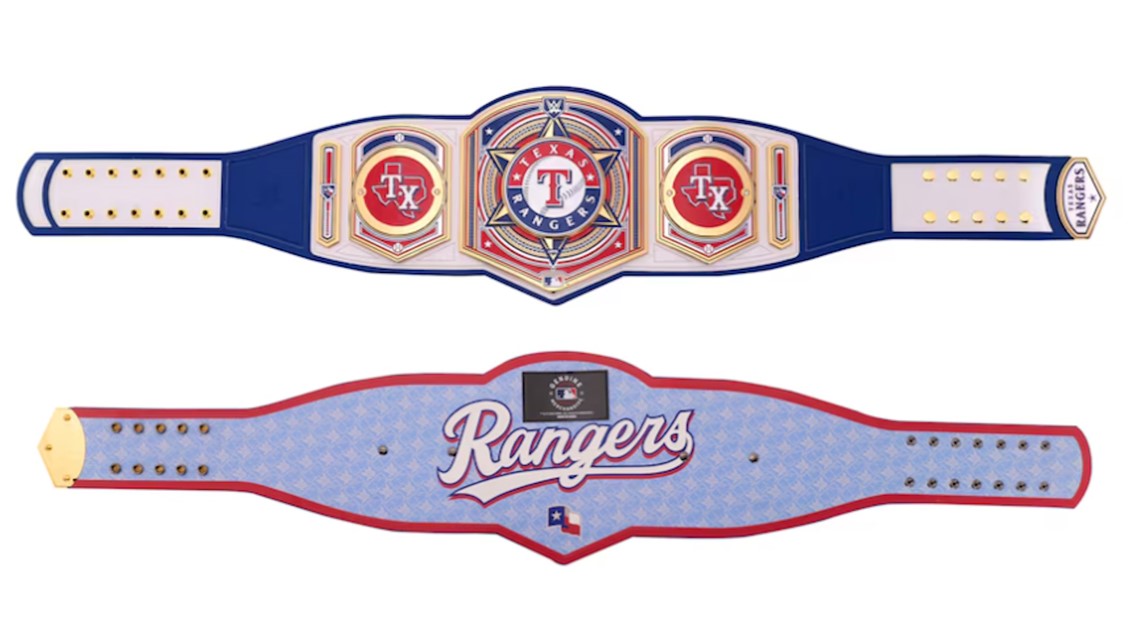Texas Rangers WWE title belt has dropped | kagstv.com